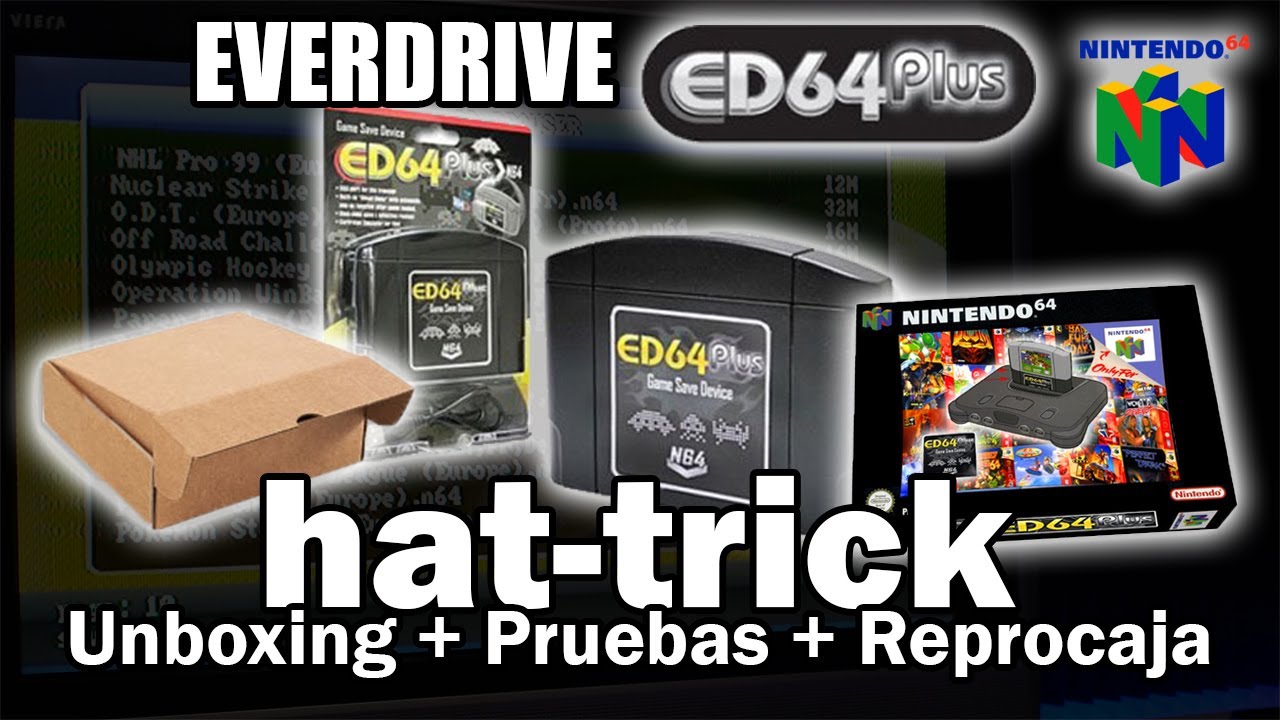 💾 ED 64 Plus. Everdrive Nintendo 64: Unboxing + Lista de Juegos ...