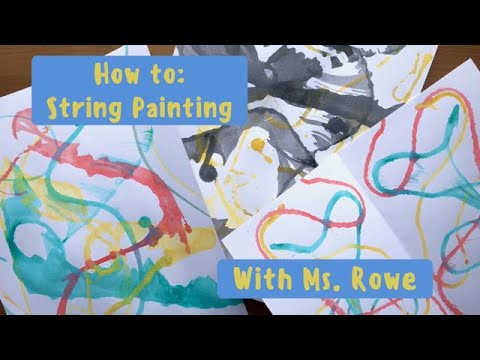 How to: String Painting - YouTube