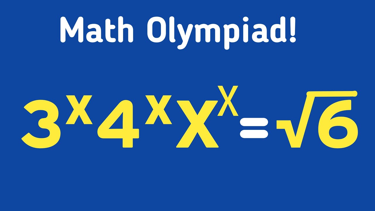 A Nice Math Algebra Problem || Math Olympiad | Algebra - YouTube