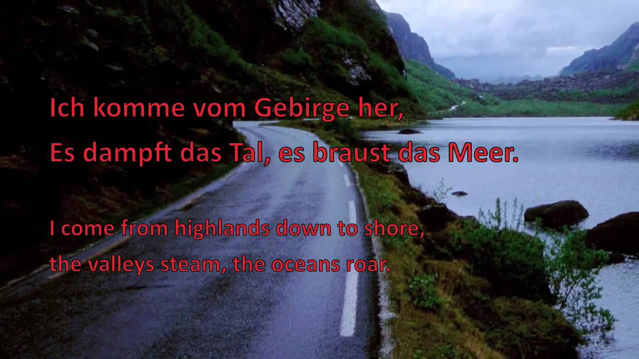 Der Wanderer, Franz Schubert (D.489) - YouTube
