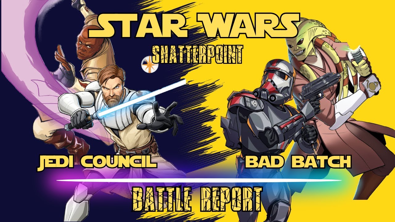 Star Wars Shatterpoint Battle Report Bad Batch vs Jedi Council S03E29 ...
