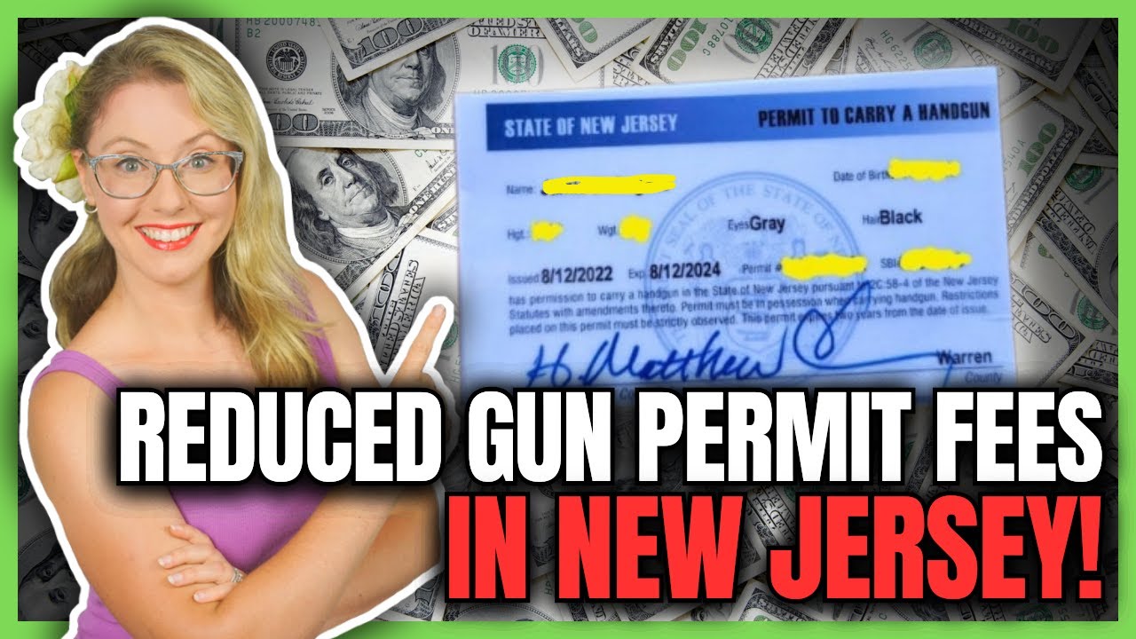 Reduced Gun Permit Fees in New Jersey - YouTube