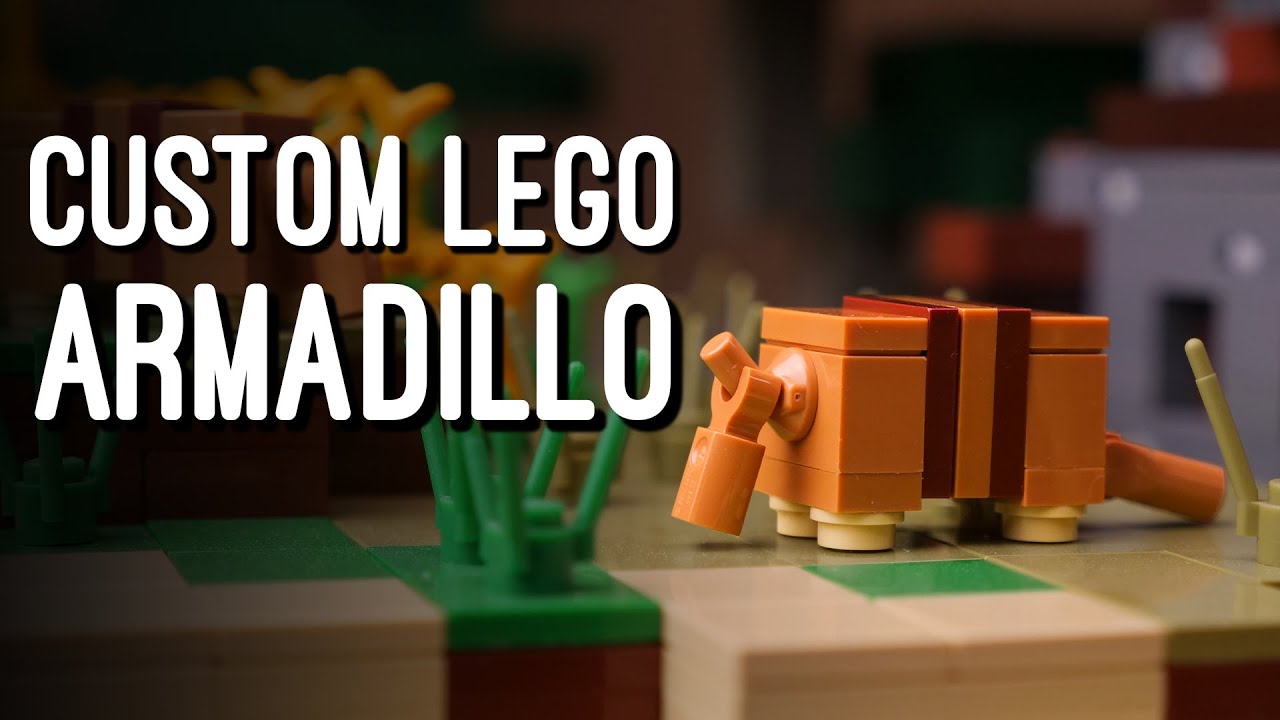 Lego Minecraft custom armadillo tutorial and big announcement | Toy Network