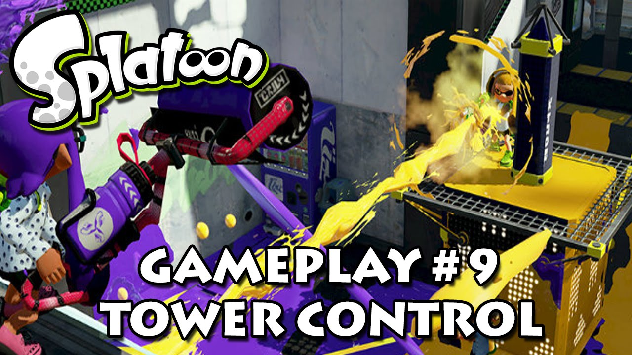 Splatoon - Gameplay #9 - Novo modo Tower Control - TOTALMENTE INSANO ...