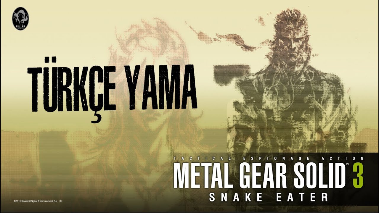 METAL GEAR SOLID 3 Türkçe Yama Fragmanı - YouTube
