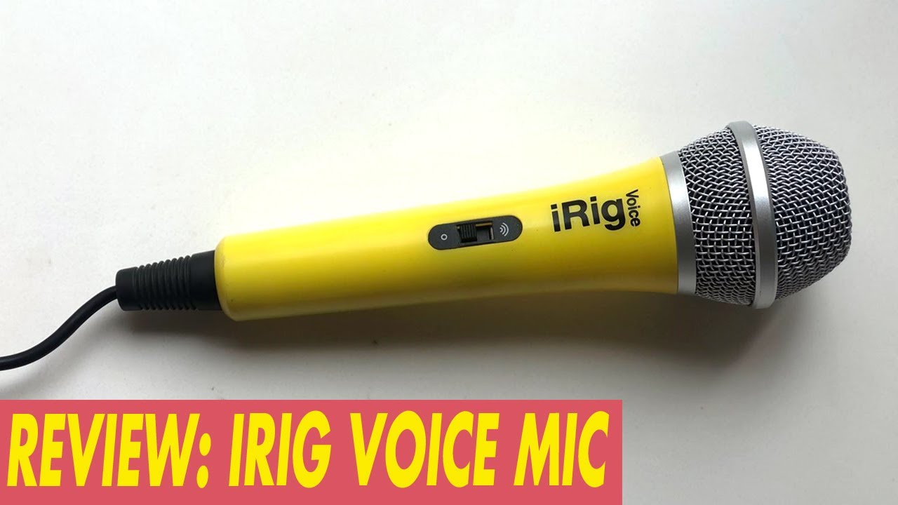 Review Microfono Irig Voice Mic Ik Multimedia Reseña para Iphone y ipad ...