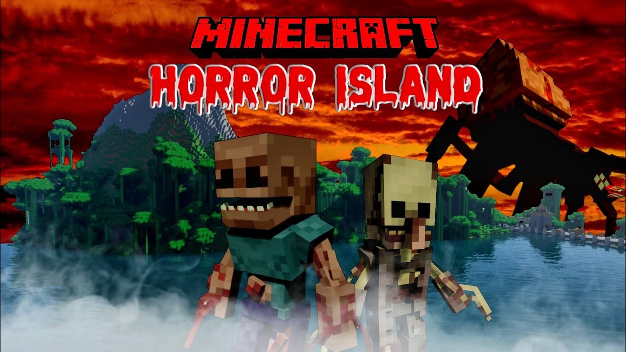 100 Hari di Minecraft Horror Island - YouTube
