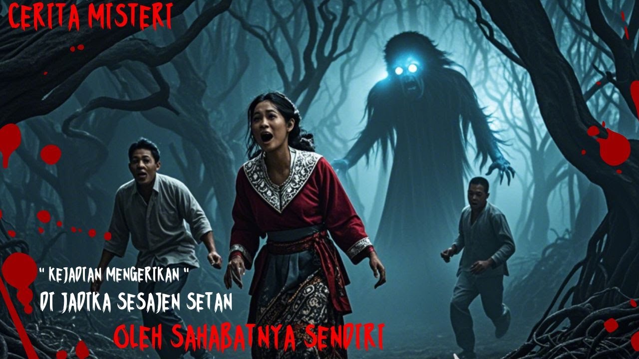 Kisah nyata, mengerikan,di jadikan sesajen setan oleh sahabatnya ...