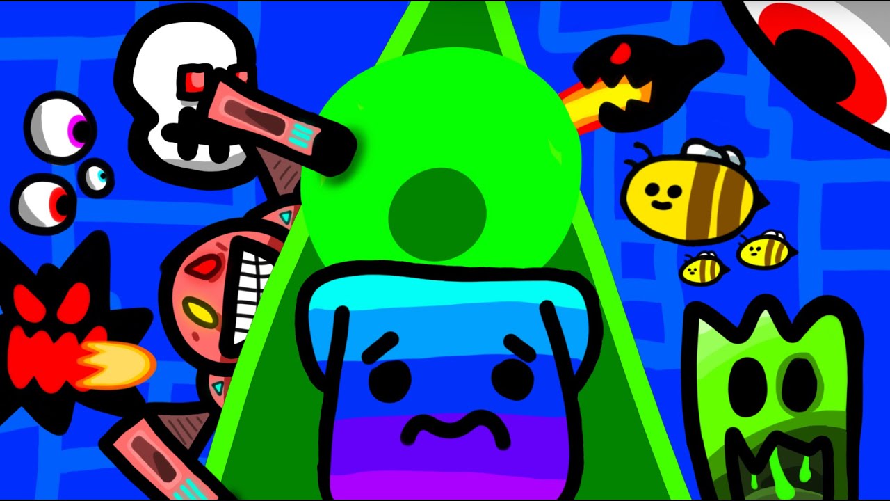 This Geometry Dash level has EVERY BOSS FIGHT! - YouTube