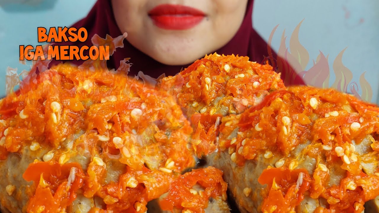 ASMR BAKSO IGA MERCON || ASMR INDONESIA - YouTube