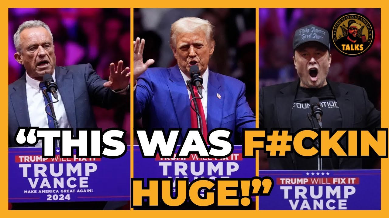 TRUMP HOLDS HUGE RALLY AT MSG IN NYC. OF COURSE IT WAS COMPARED TO A ...