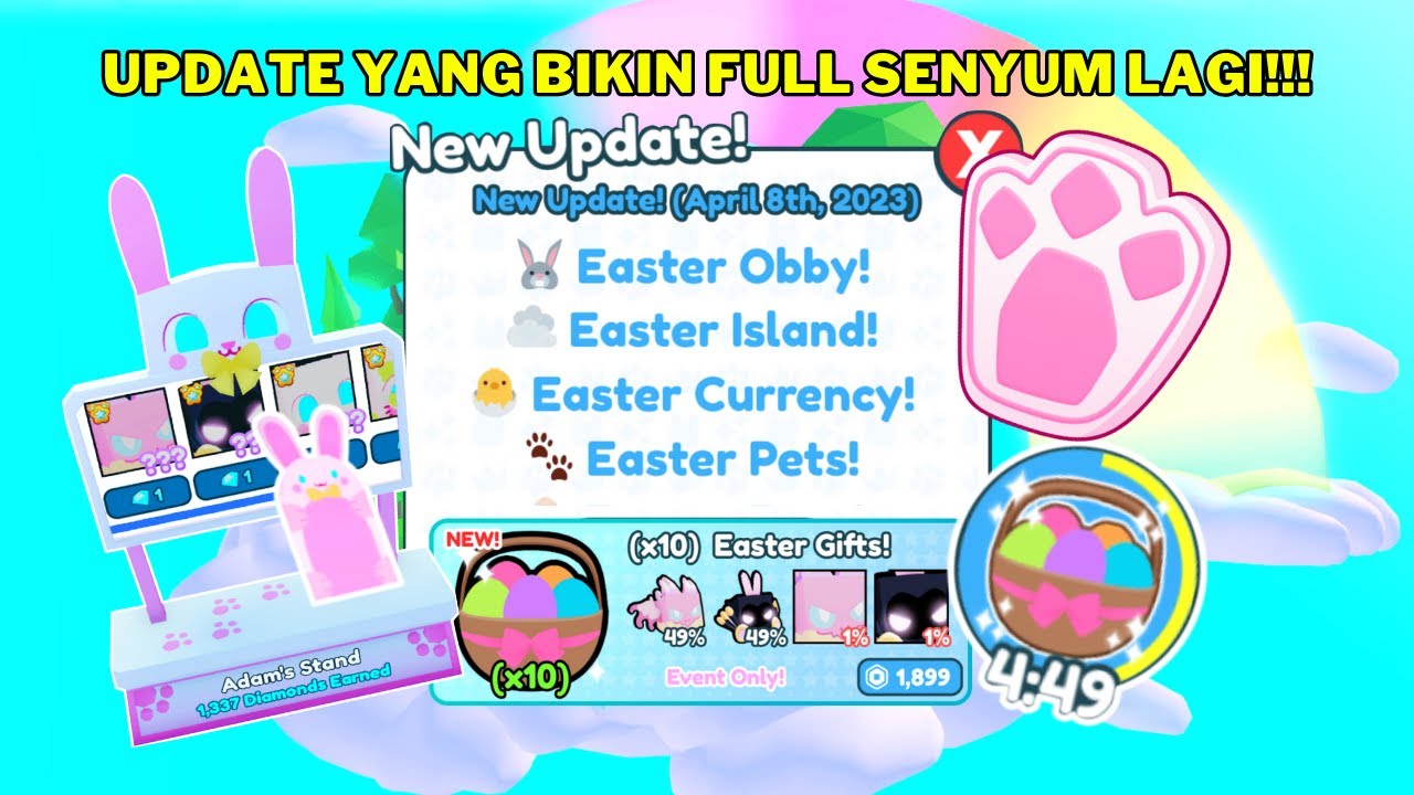 UPDATE EASTER KALI INI BENERAN CAKEP BANGET!!! - PET SIMULATOR X - YouTube