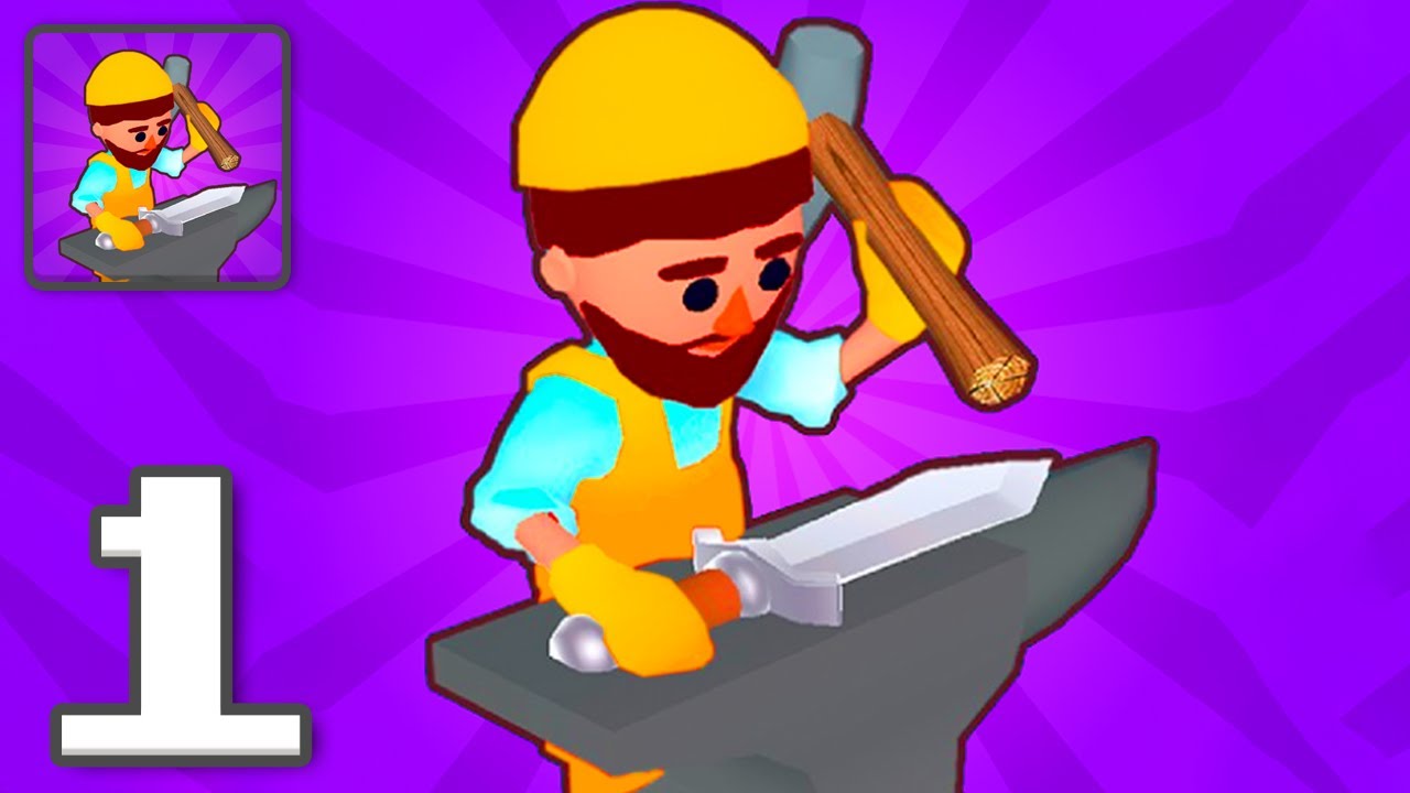 Blacksmith Idle: Sword Maker - Gameplay Walkthrough Part 1 - Tutorial ...