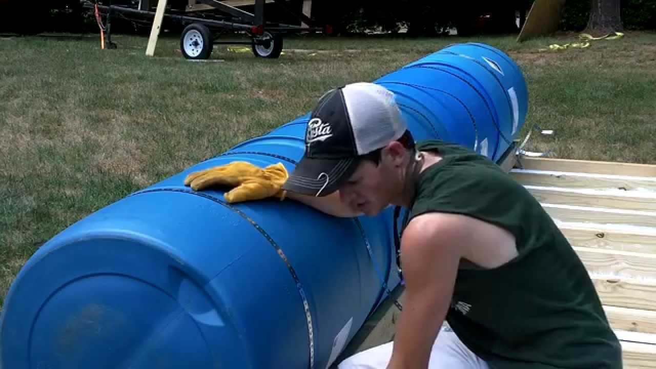 Homemade Pontoon Floats