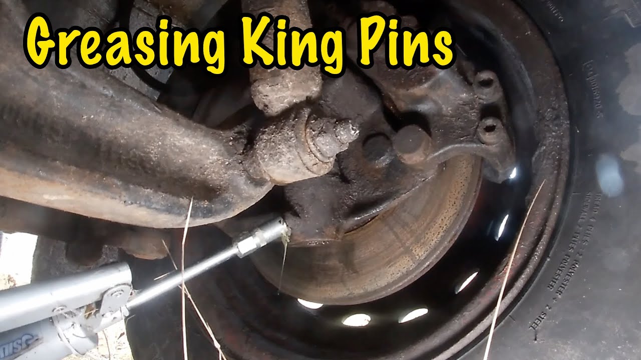 How to Grease King Pins on Mercedes T1 | General Maintenance - YouTube