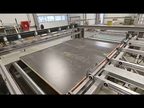 NIKA UTILAJE | Masa de încărcare Hermes Nimac | Demo fierăstrău CNC de tăiat în pachet 