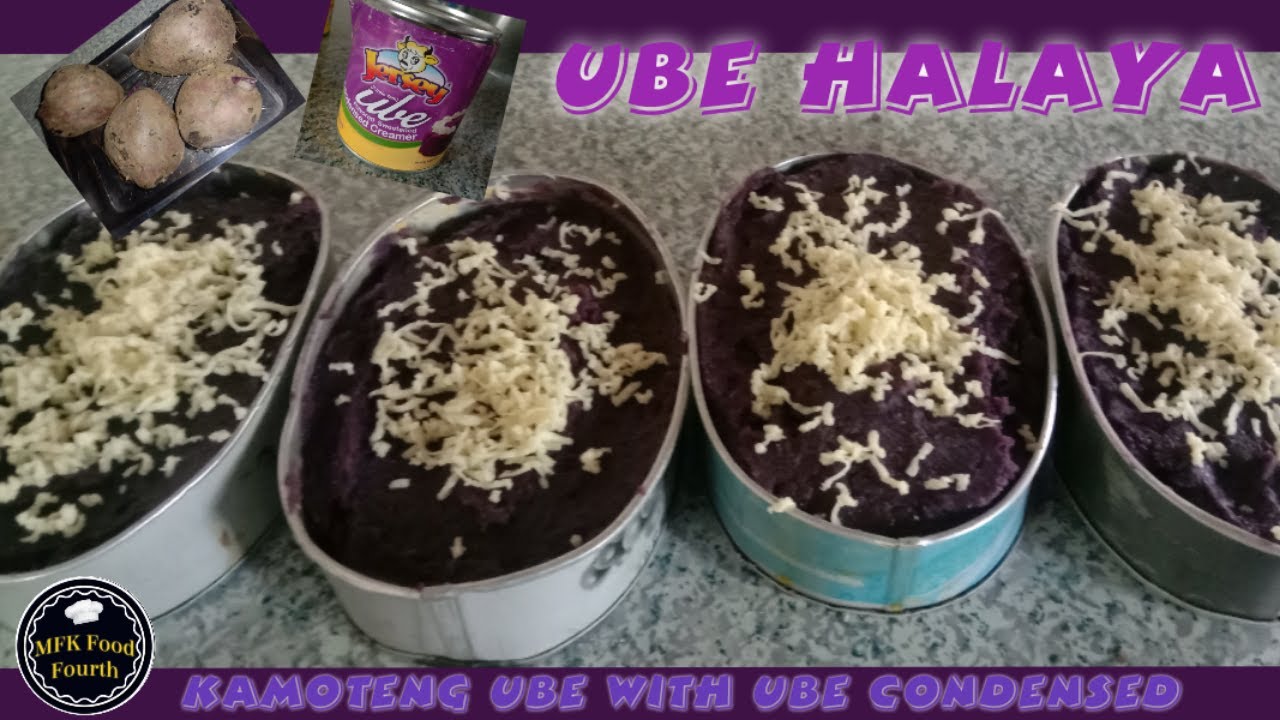 Pagluluto ng Kamoteng Ube with Ube Condense/Ube Halaya - YouTube