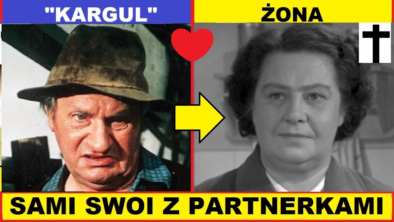 SAMI SWOI AKTORZY KTÓRYCH NIE MA JUŻ WŚRÓD NAS ZE SWOIMI PARTNERAMI I PARTNERKAMI - YouTube