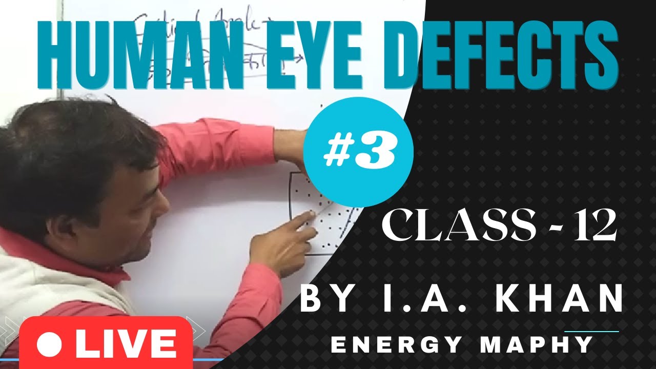 Human Eye Defects | #3 | Class - 12 | Physics | By I. A. Khan - YouTube