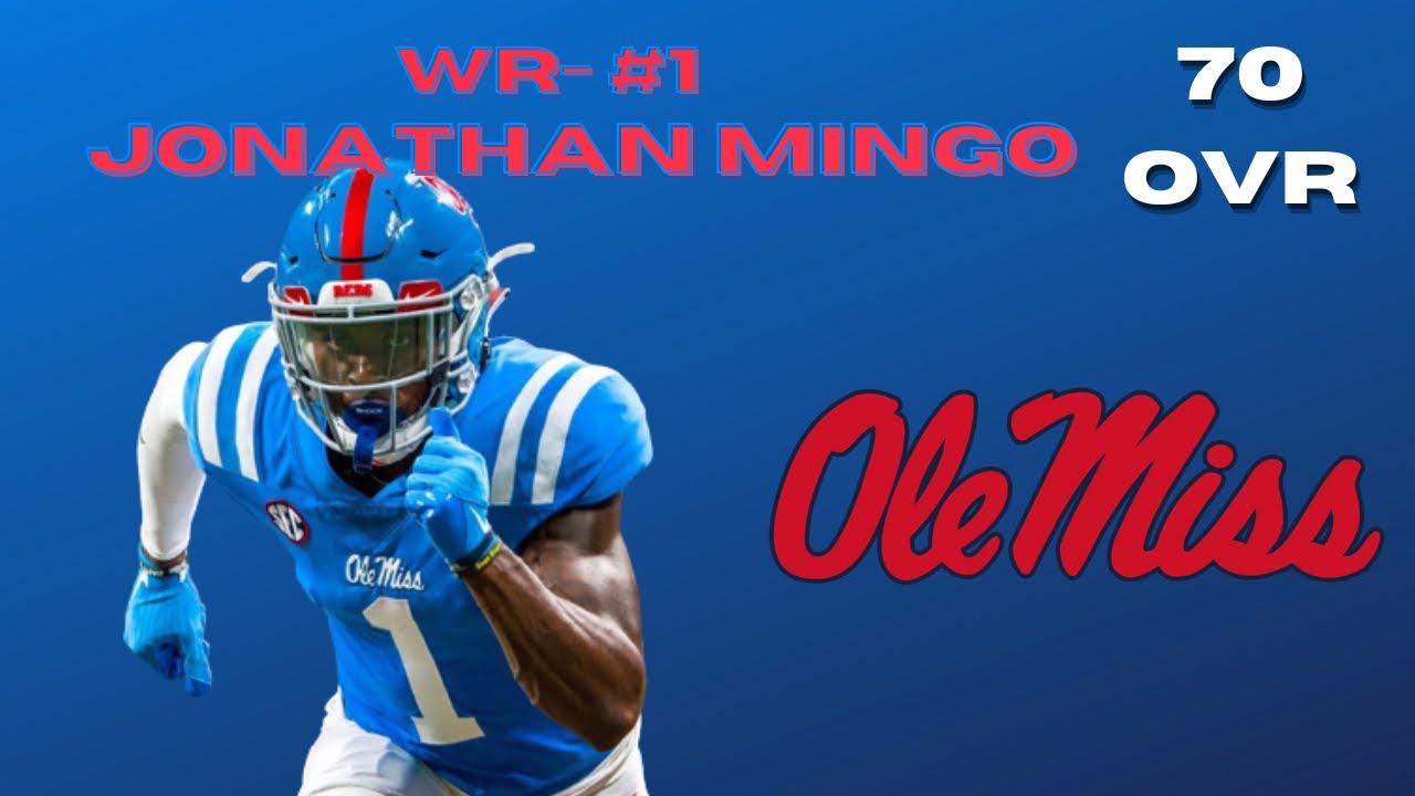 WR Jonathan Mingo Madden 23 Creation - YouTube