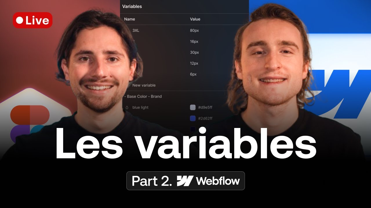 Maîtriser les variables en 2024 [Figma & Webflow] - Partie #2 Webflow - YouTube