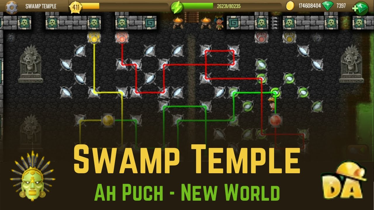 Swamp Temple - #3 Ah Puch - Diggy's Adventure - YouTube