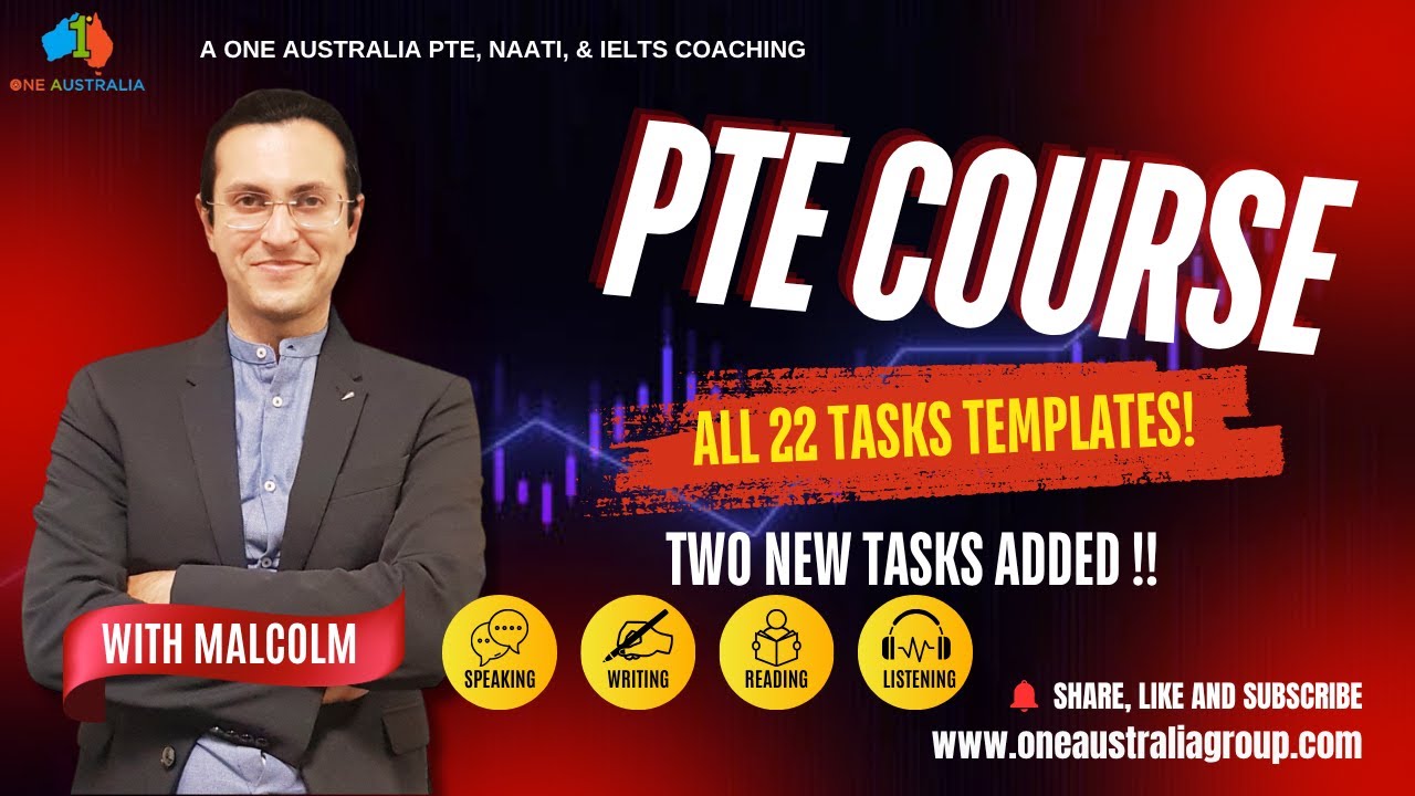 Complete PTE Course in 5 Hours | All 22 Tasks + 2025 Scoring Explained ...
