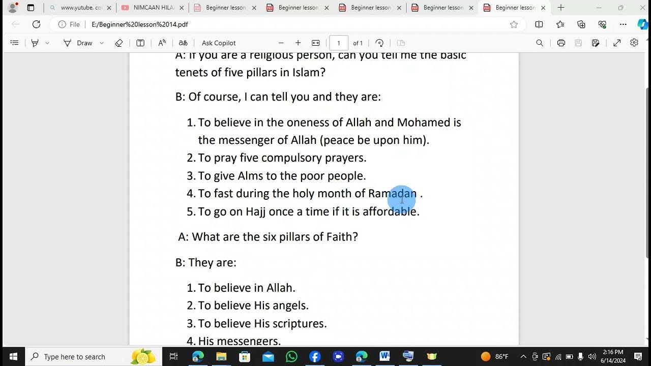 Free English Language Lesson 14 Basic - YouTube