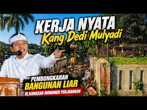 KDM Turun Tangan‼️Kawasan Monumen Perjuangan (Monju) Dibersihkan dari Bangunan Liar