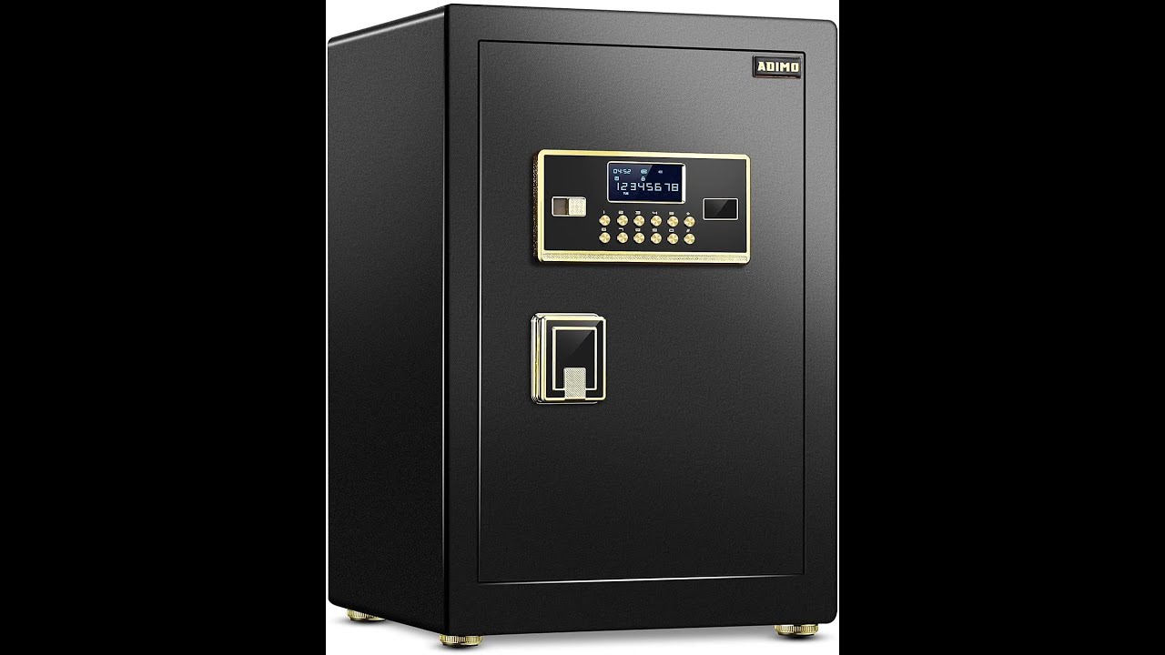 ADIMO Safe Box Model: 60 - 1.96 CF Safe Lock Box - YouTube