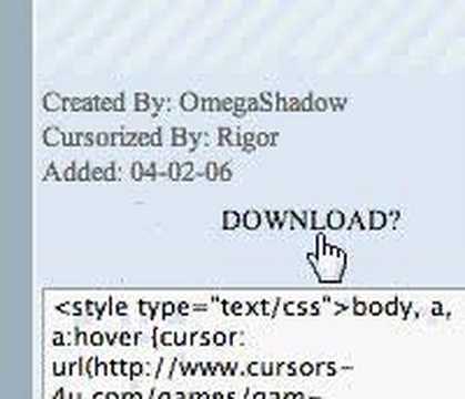 How to get free cursors from www.cursors-4u.com - YouTube
