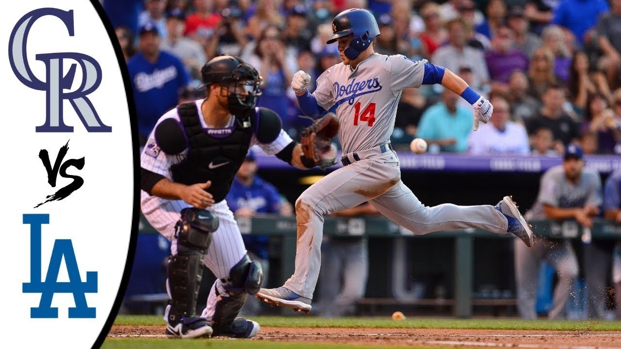 MLB 2K19 on DTSSN - Ep 4 - Pitching Duel at Chavez Ravine - Rockies ...