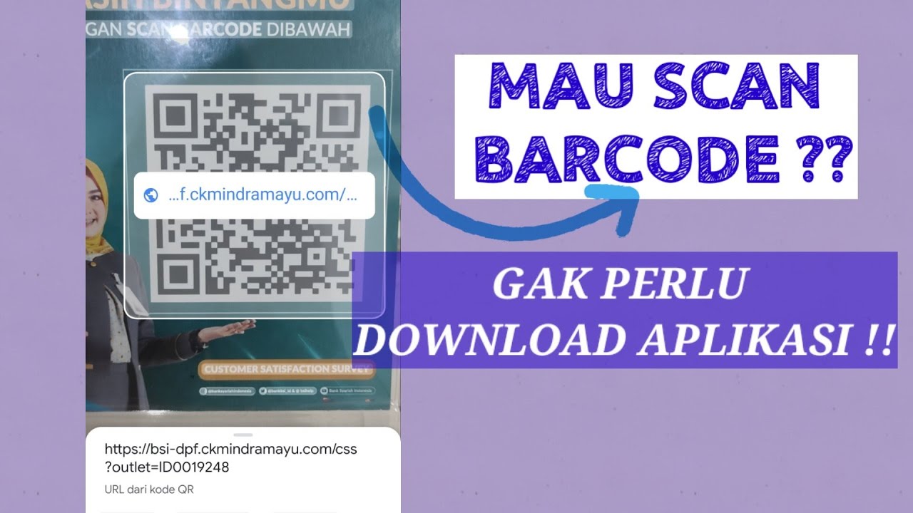 CARA SCAN BARCODE TANPA APLIKASI || PAKAI LENS GOOGLE DAN KAMERA - YouTube