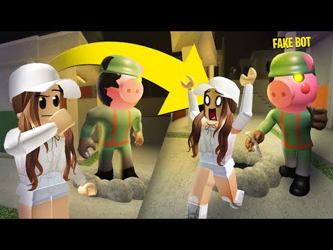 FAKE BOT TROLLING in PIGGY! (Roblox)