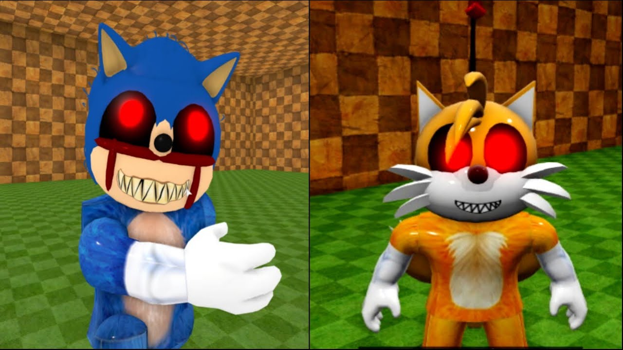 Infected Sonic vs Infected Tails Jumpscare - Roblox Piggy Fan Game ...