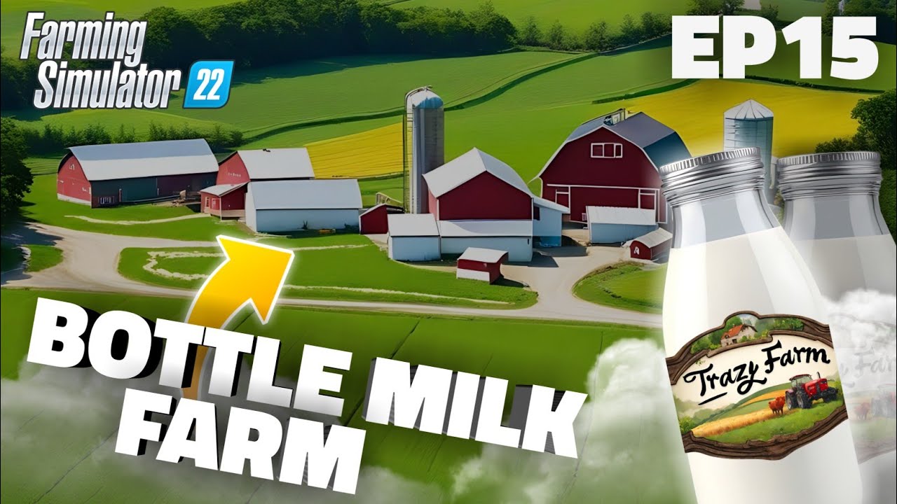 OUR OWN MILK FACTORY | MILK FACTORY IN FARMING SIMULATOR 22 | FARMING ...