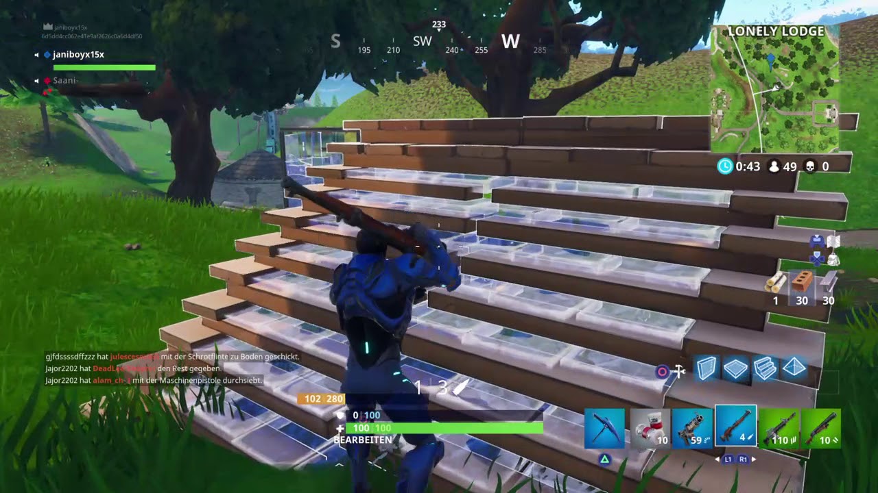 Fortnite Hunting Rifle Headshot [PS4] - YouTube