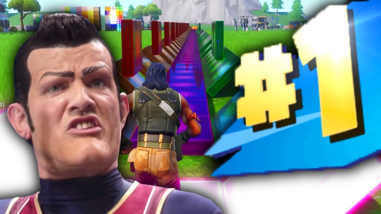 We Are Number One but it's played in Fortnite Creative with Music ...