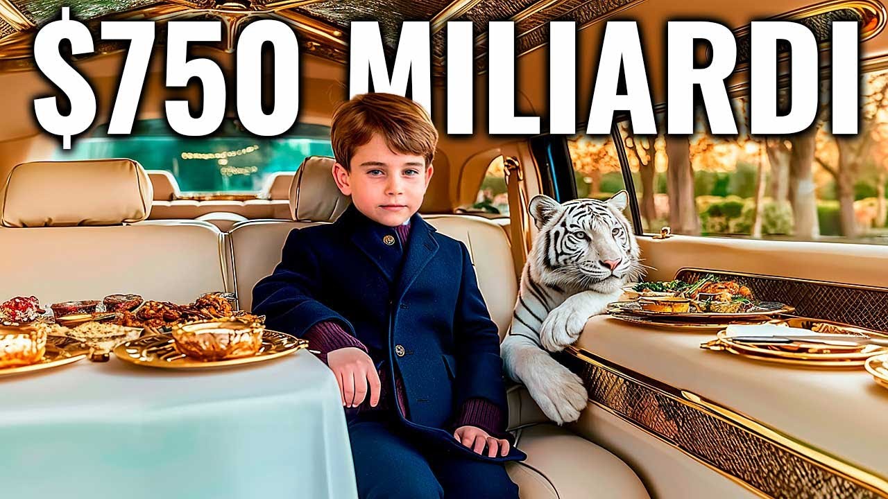 La Vita Da Miliardario Del Principe Louis ( Il Bambino Più Ricco Del ...