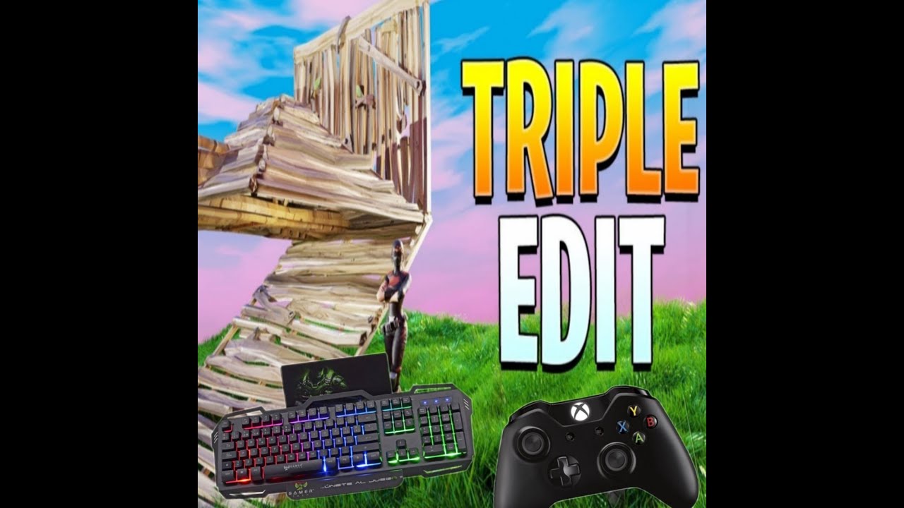 COMO HACER UN TRIPLE EDIT/FORTNITE - YouTube