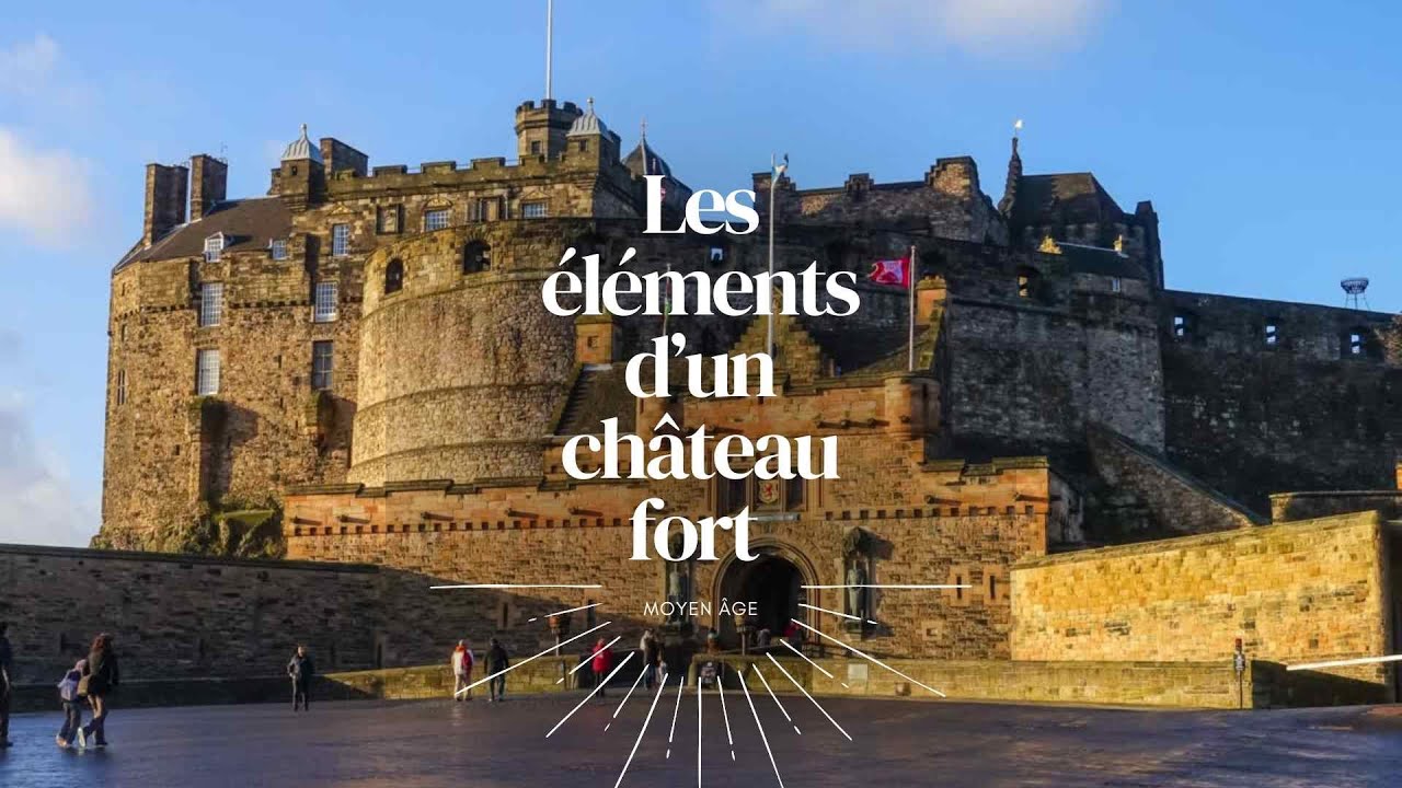 Les éléments d'un château fort - 2e Histoire - YouTube