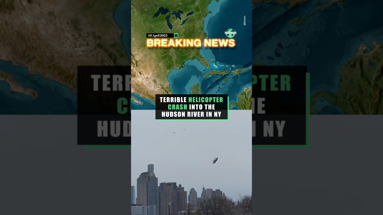 How did the Helicopter in Manhattan just FALL APART mid air? - YouTube