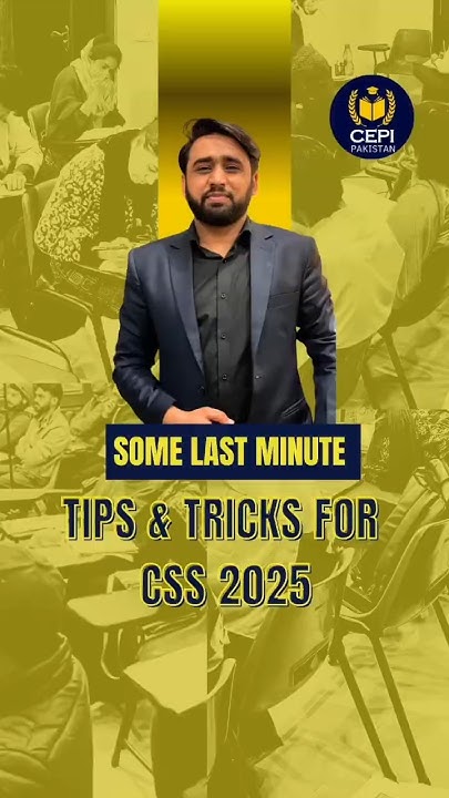 CSS 2025| Last Minute game-changing Tips! #css #css2025 #strategy #guidance - YouTube