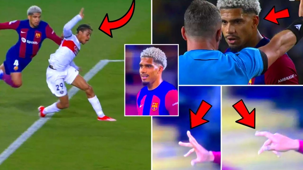 Fans Think They've Worked Out The Meaning Of Ronald Araujo's Gesture ...