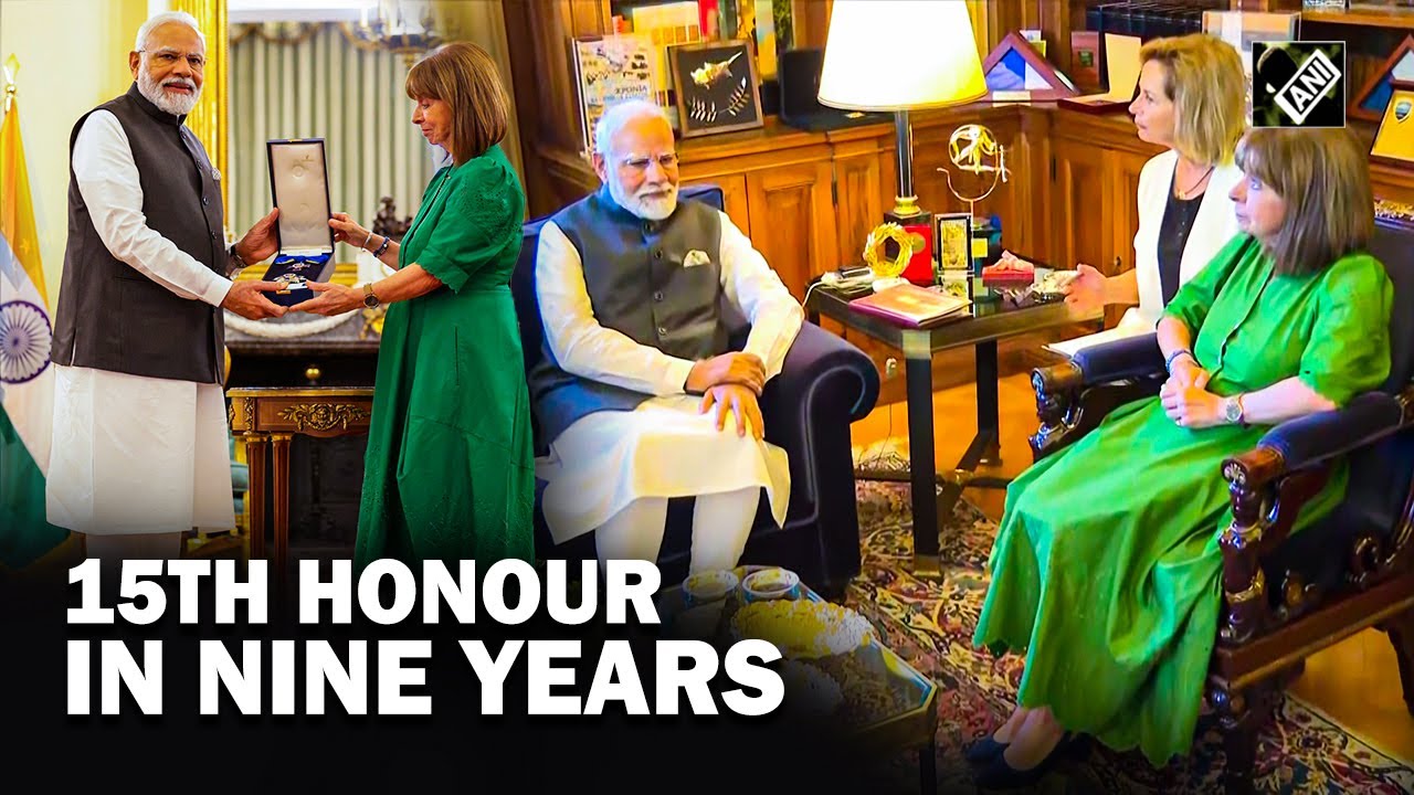 PM Modi receives Greece’s ‘Grand Cross of Order of Honour’: 15th ...