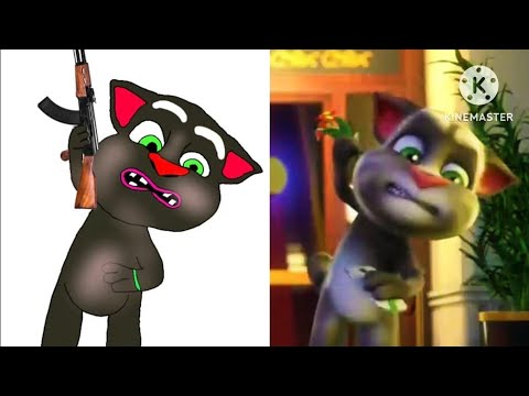 My Talking Tom Super Birthday Cake Funny Drawing Meme | Funny Talking ...