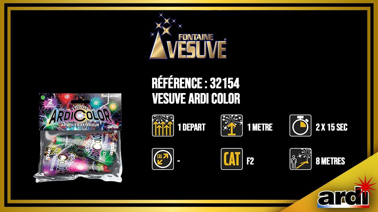 32154 - VESUVE® ARDI® COLOR - YouTube