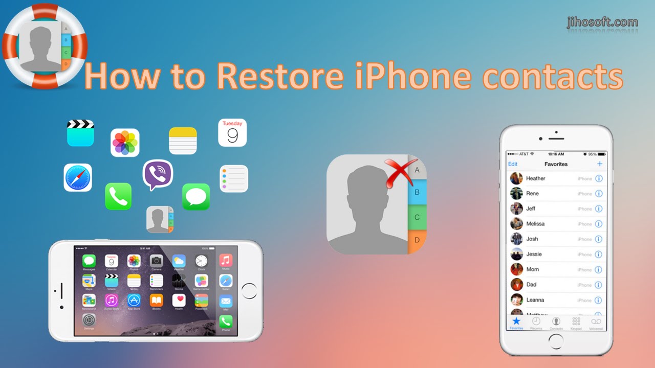 How to Restore iPhone Contacts - YouTube