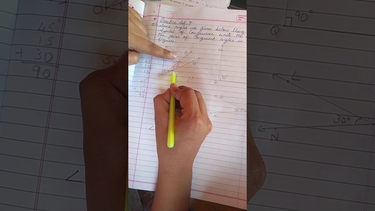 | Grade 7 | Mathematics | Geometrical Constructions | Practice Set 7 ...