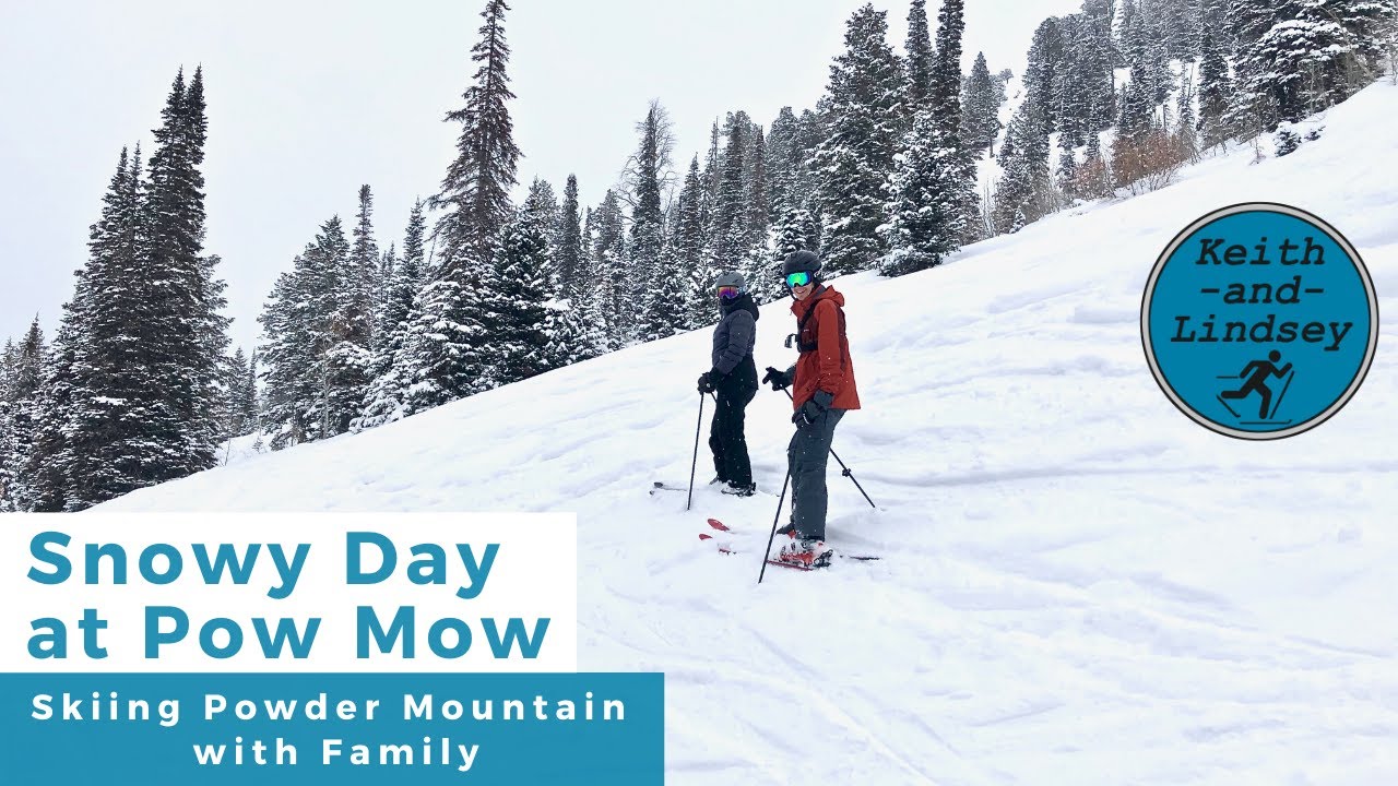 Snowy Day at Pow Mow // Powder Mountain // 2019 - 2020 Ski Season - YouTube